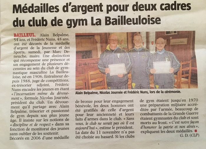 Le club dans la presse ! :: Labailleuloise